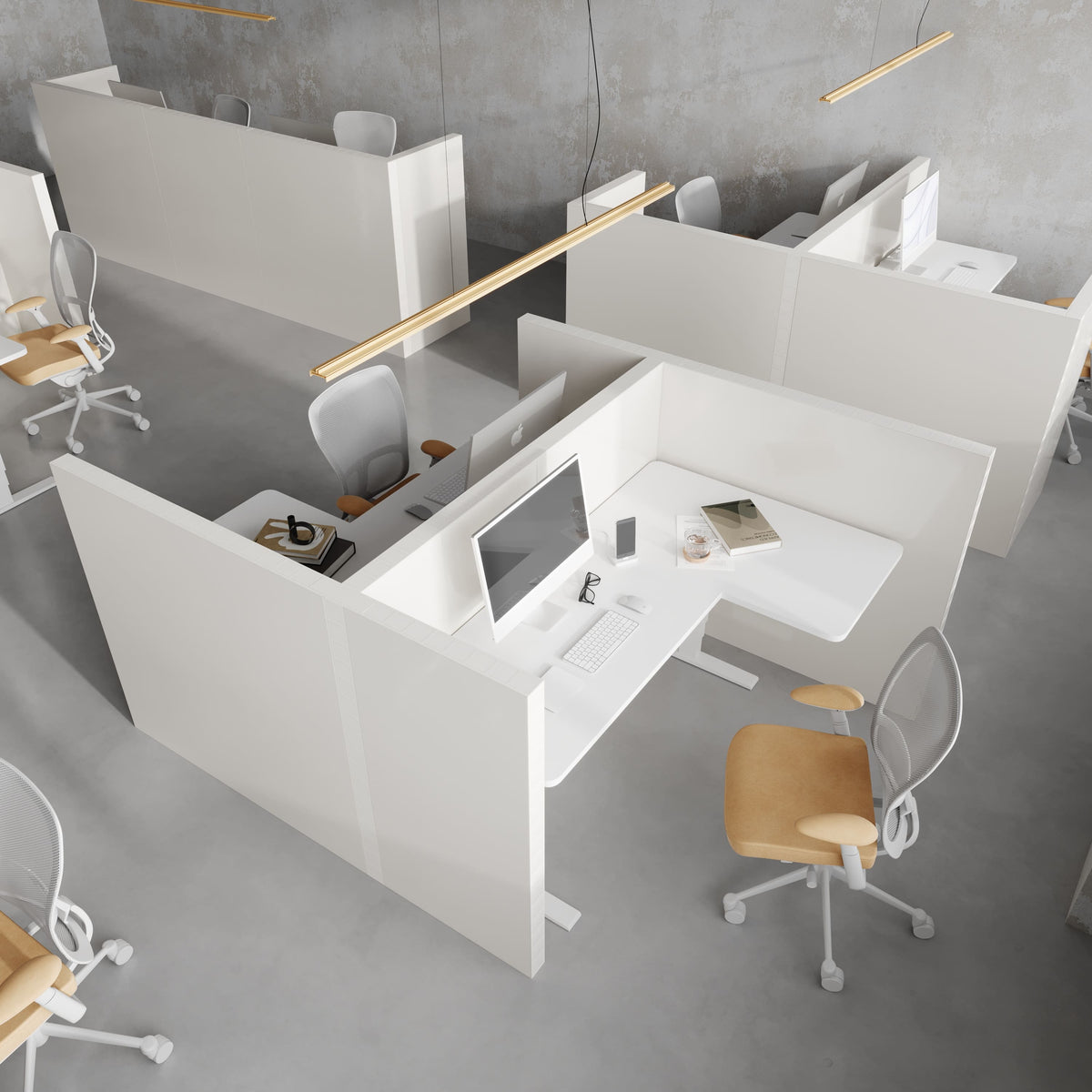 H-shaped Office Cubicle – Diyversify