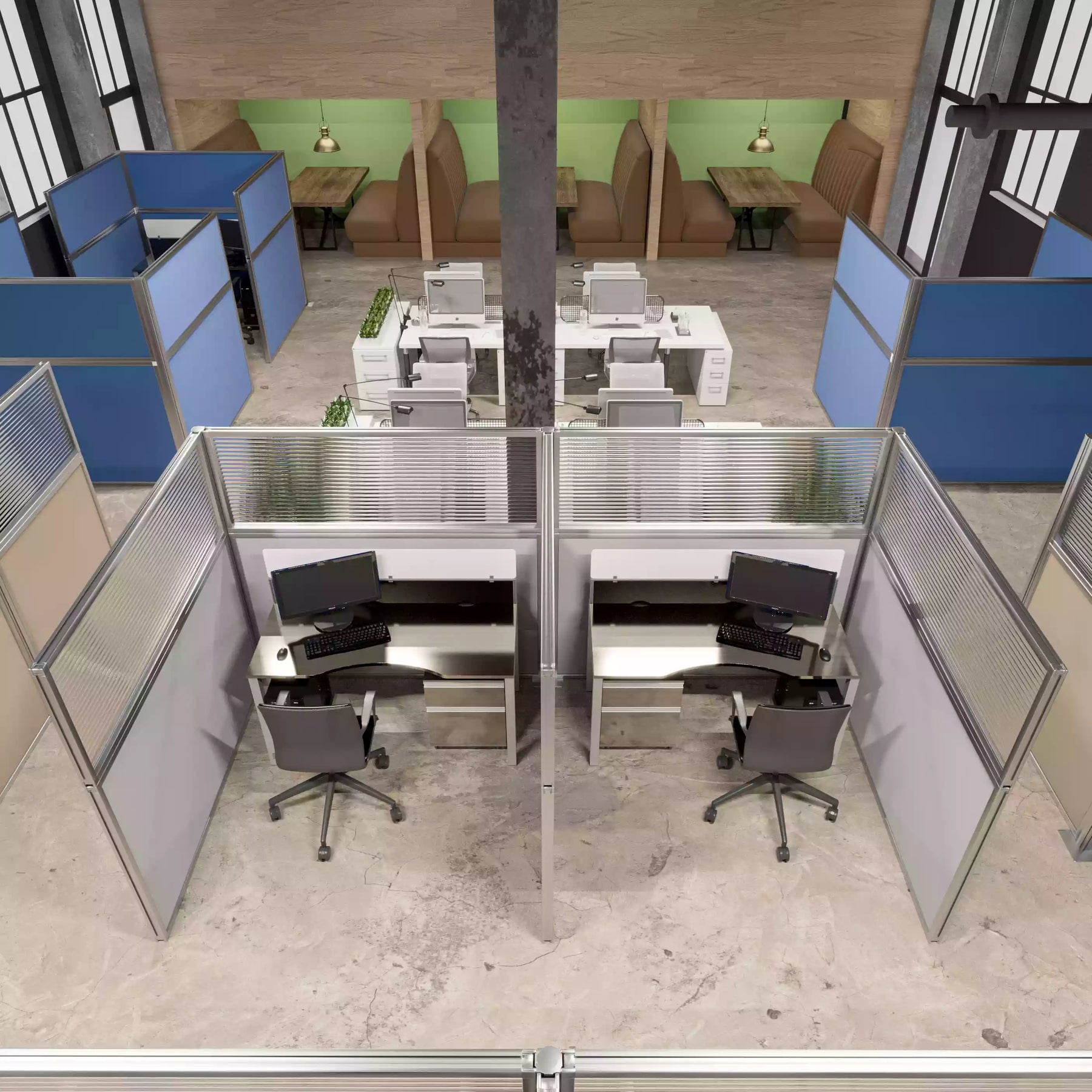 Hush Panel W-Shaped Cubicle – Diyversify